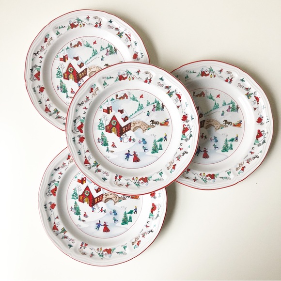 Farberware | Holiday | Vintage Set Of 4 Farberware White Christmas ...